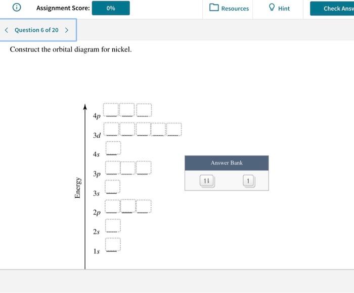 Solved Assignment Score: 0% Resources Hint Check Ansv