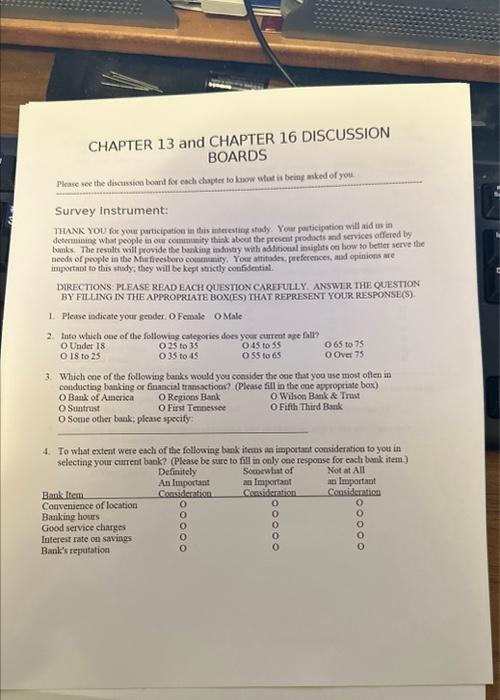 See the document titled, "Chapter 13 Discussion | Chegg.com