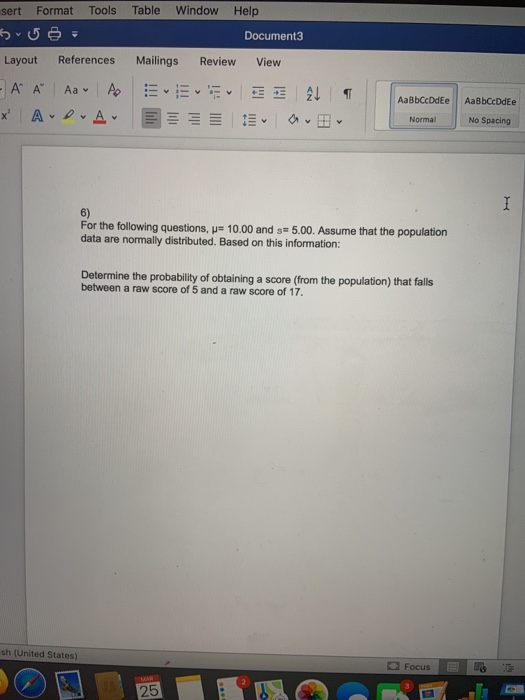 Solved sert Format Tools Table Window Help Document3 Layout | Chegg.com