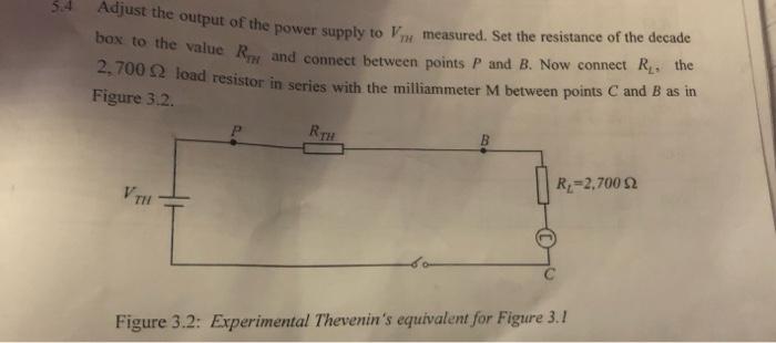 Solved Performing an experiment for THEVENINS theorem. I | Chegg.com