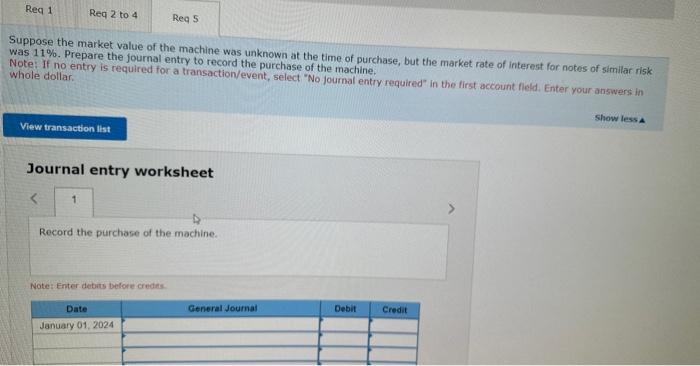 Solved Record the first installment payment at December 31, | Chegg.com