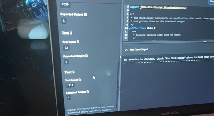 Solved Editor Challenge Self Describing Numbers | Chegg.com