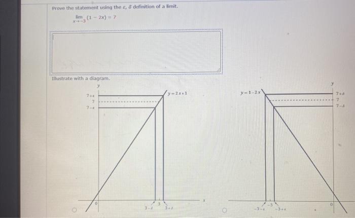 Solved Prove the statement using the definition of a limit, | Chegg.com