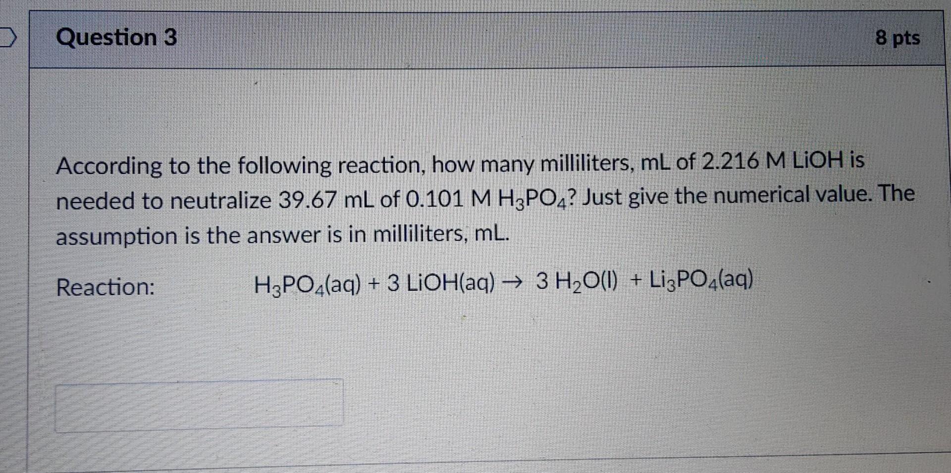 Solved According to the following reaction, how many | Chegg.com