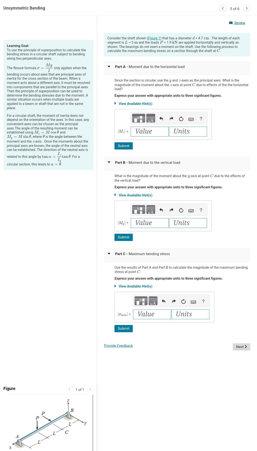 Solved use the principle of superposition to calculate the | Chegg.com