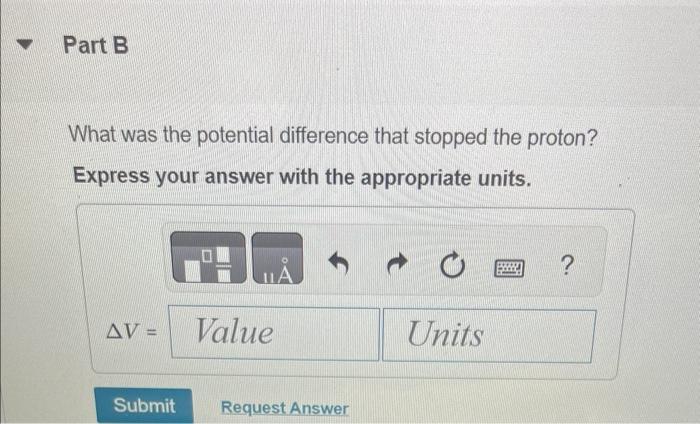 Solved A proton with an initial speed of 450,000 m/s is | Chegg.com