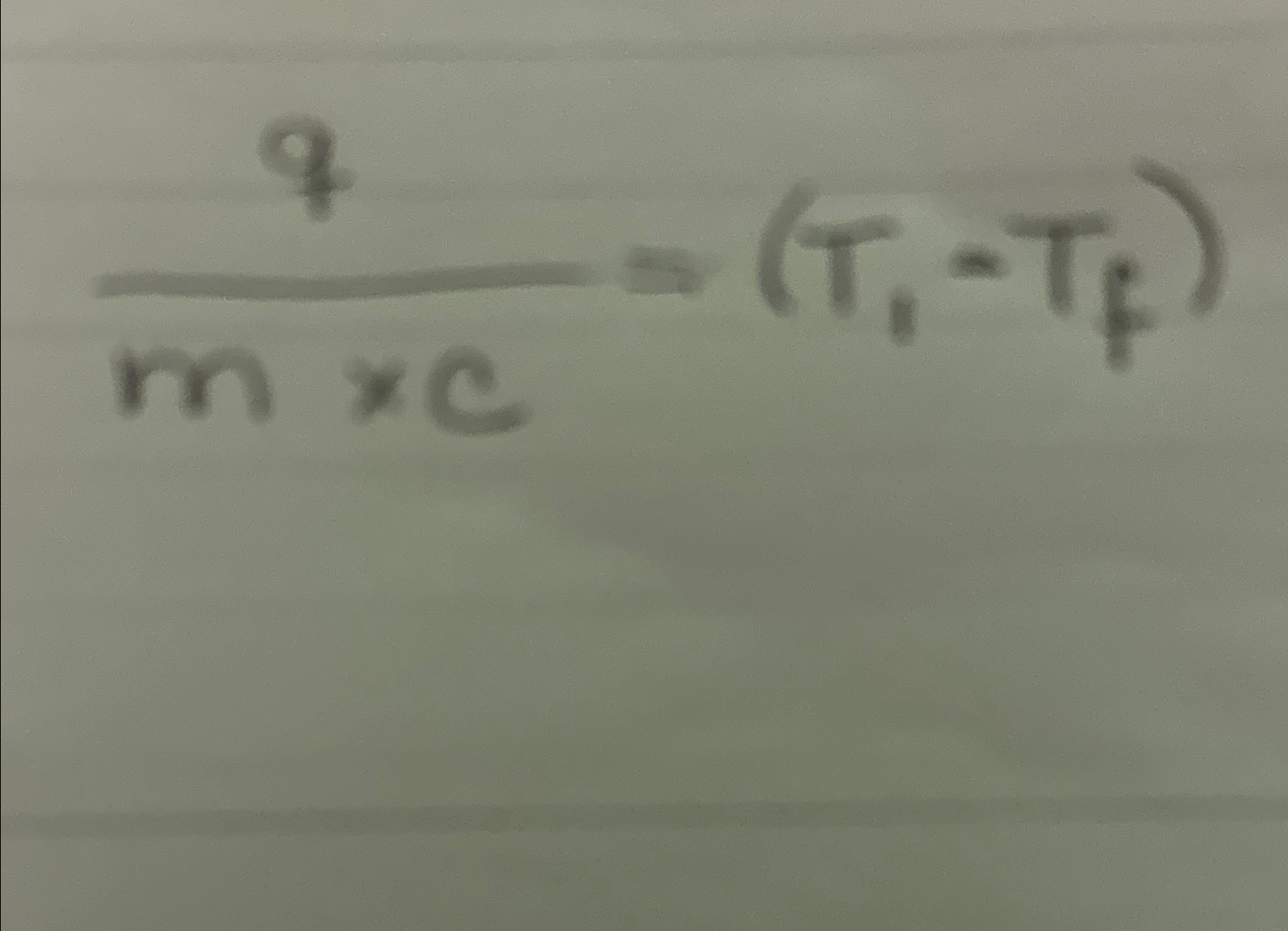 Solved qm×c=(T1-Tf) ﻿Find final temperature | Chegg.com