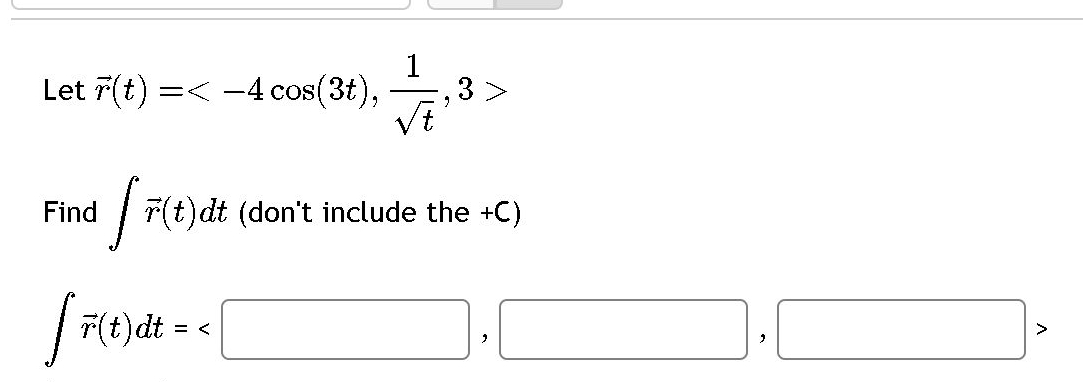 Solved Let vec(r)(t)= Find | Chegg.com