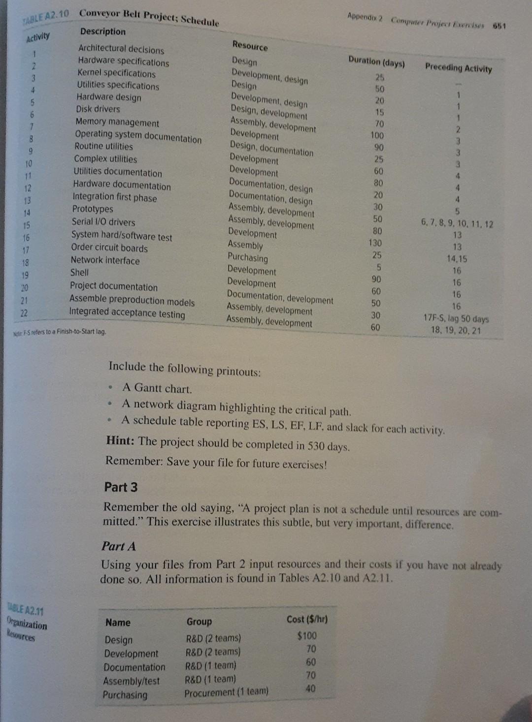 Solved Project Description The new computer-controlled | Chegg.com