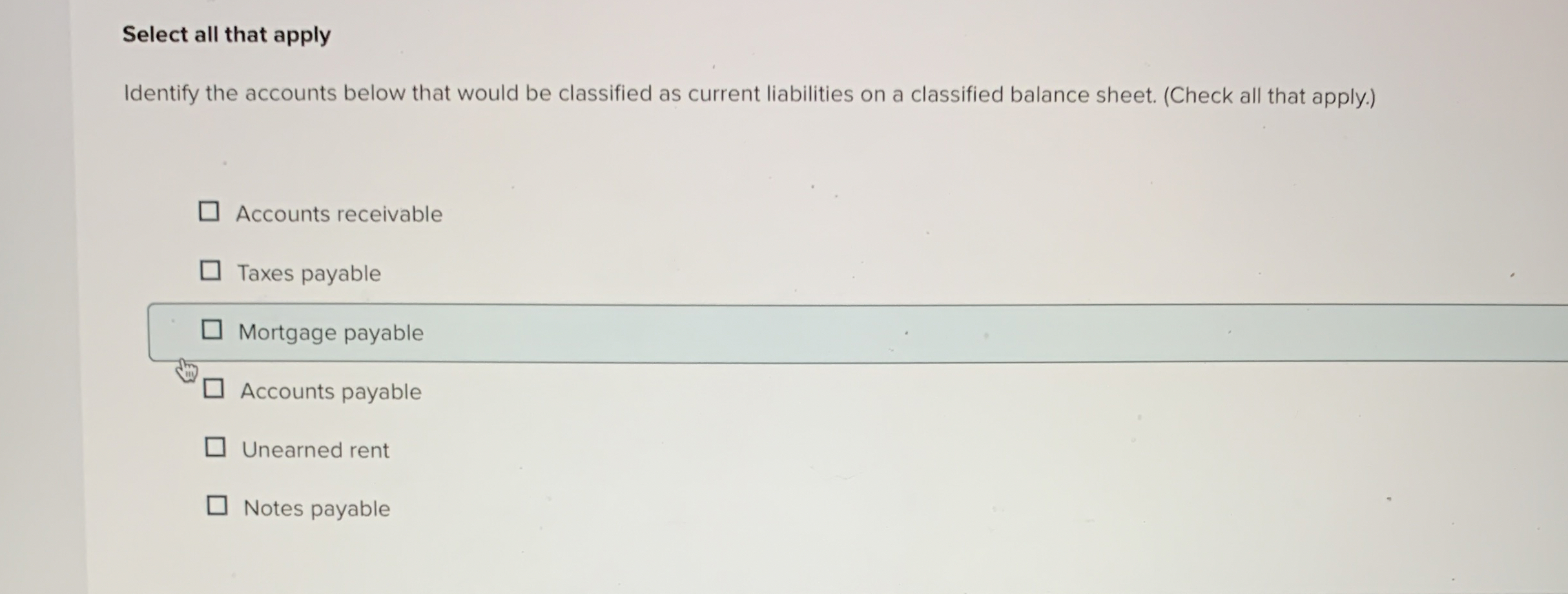 Solved Select all that applyIdentify the accounts below that | Chegg.com