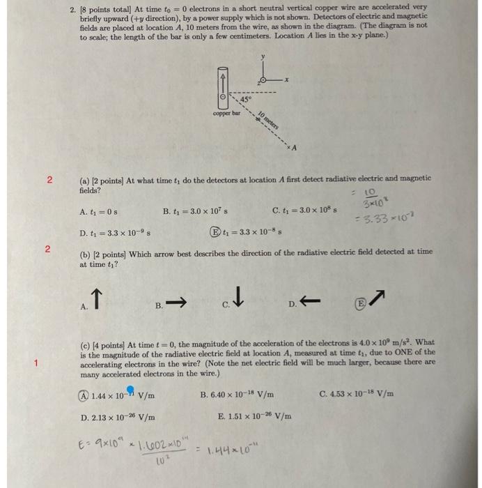 Solved need help with 2c PLEASE USE A FORMULA RELATED TO | Chegg.com