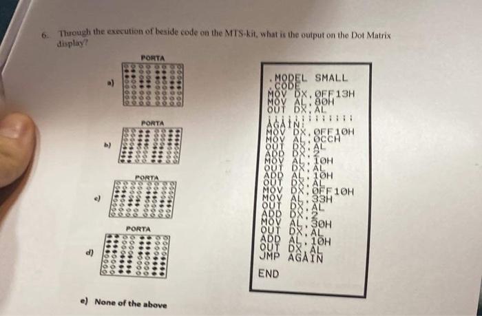 Solved Through the execution of beside code on the MISsit, | Chegg.com