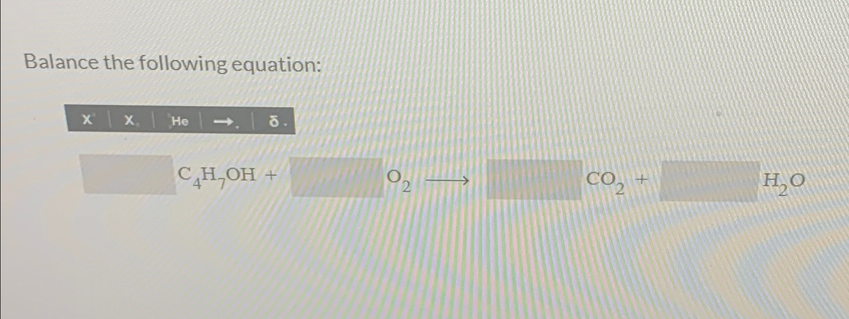 Solved Balance the following | Chegg.com