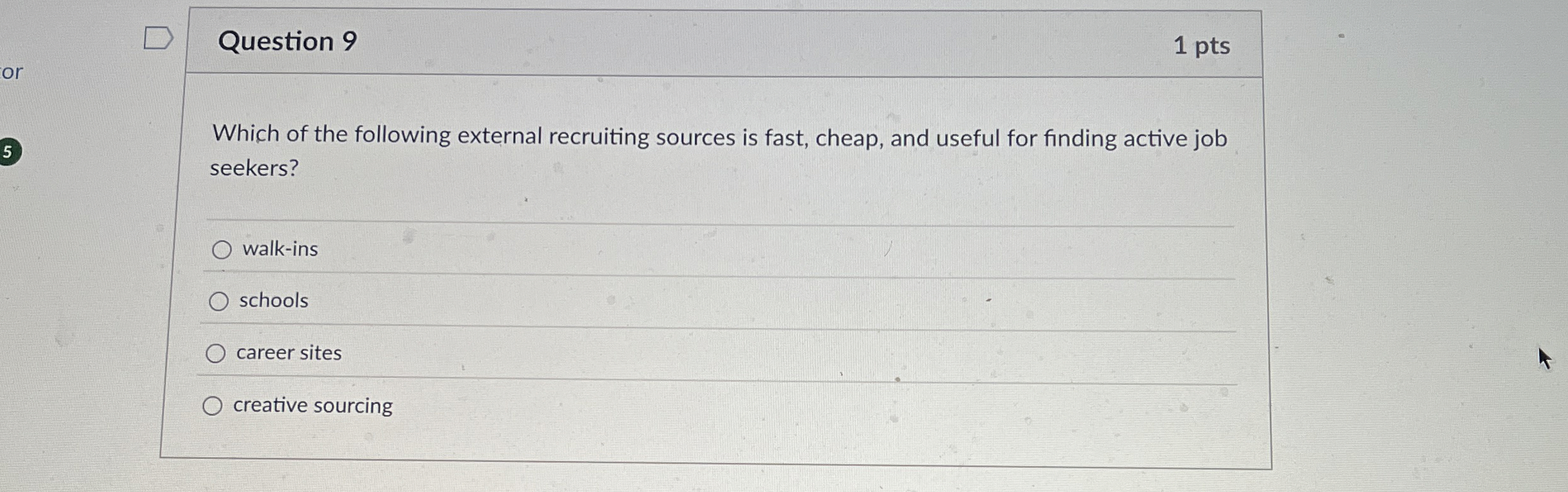 Solved Question 91 ﻿ptsWhich of the following external | Chegg.com