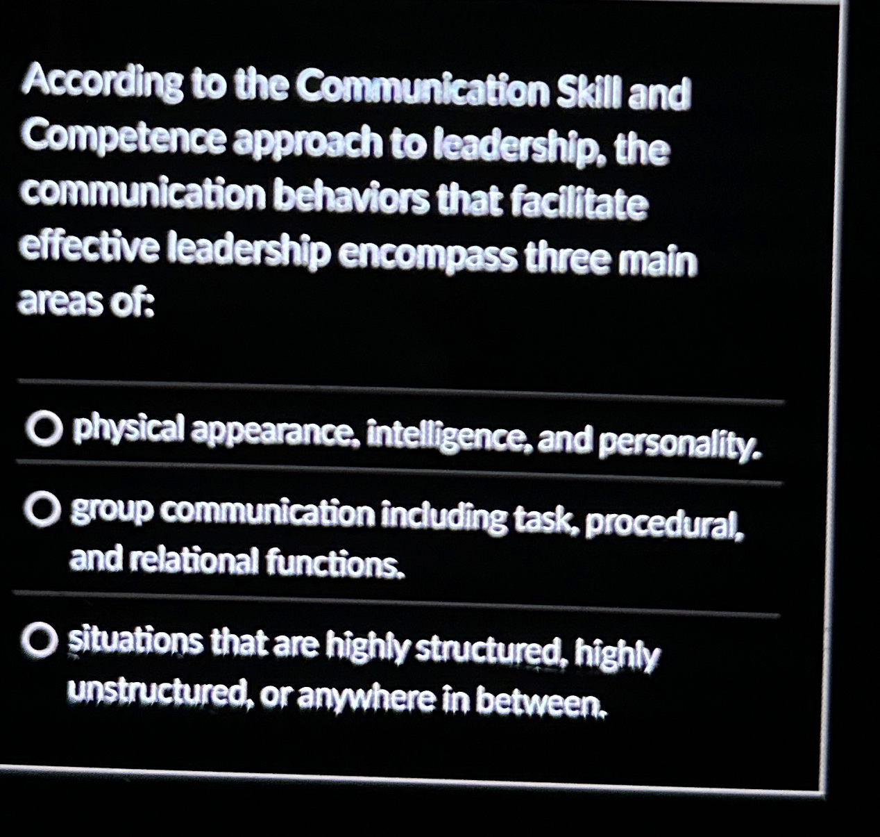 Solved According to the Communication Still and Competence | Chegg.com