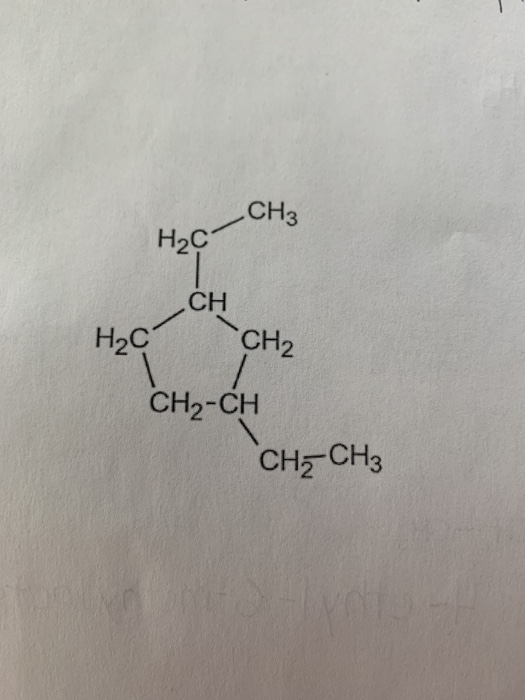 Solved CH3 H2C1 CH H2 CH2 CH2-CH "CH₂ CH₃ | Chegg.com