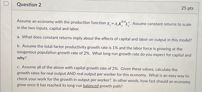 Draw The Basic Solow Model Graph Be Sure To Label