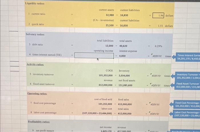 Solved Please complete and show work in an excel spreadsheet | Chegg.com