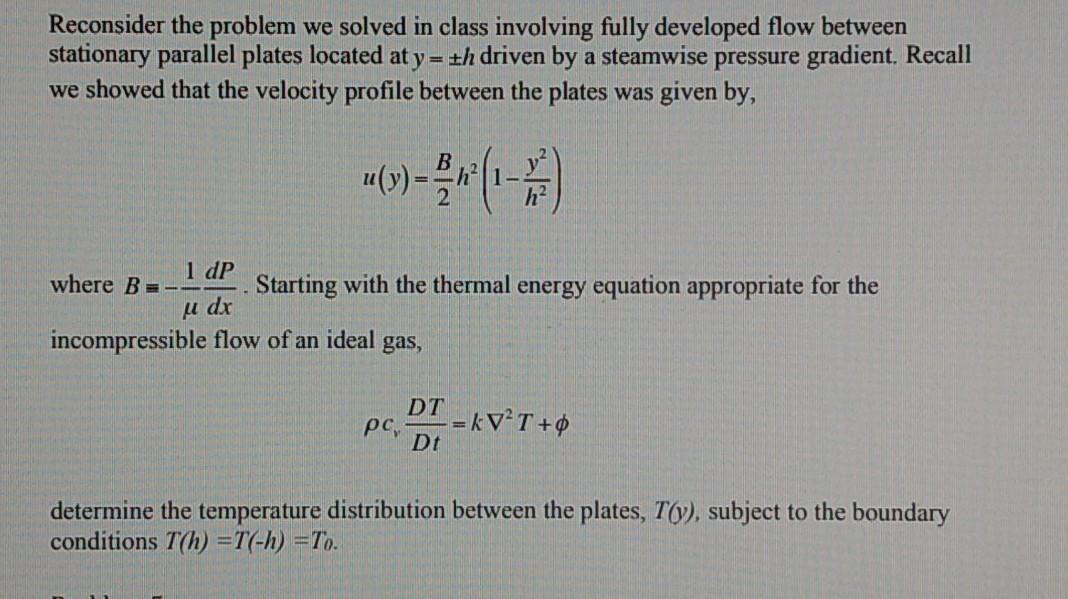 Solved Reconsider the problem we solved in class involving | Chegg.com Solved Reconsider the problem we solved in class involving | Chegg.com