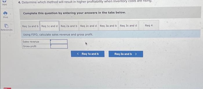 Solved 3-a \& b. Using weighted-average cost, calculate | Chegg.com