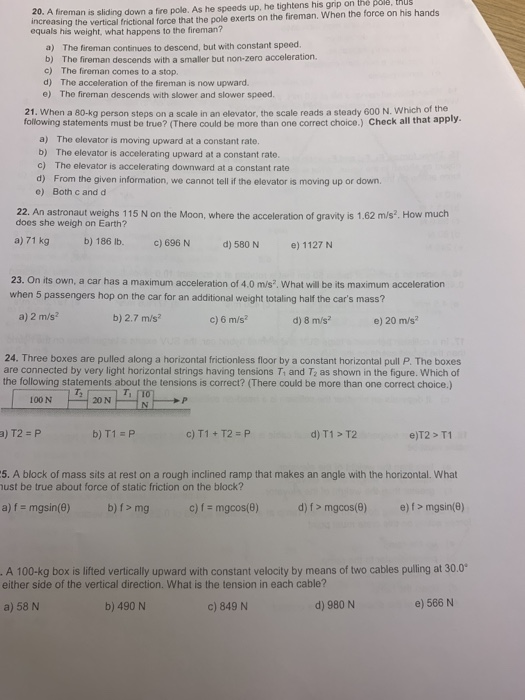 Solved W5. An object slides on a level floor. It slo Wet | Chegg.com