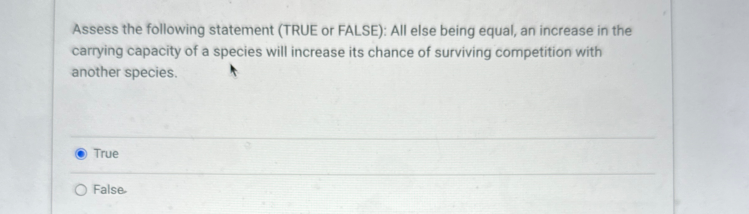 Solved Assess the following statement (TRUE or FALSE): All | Chegg.com