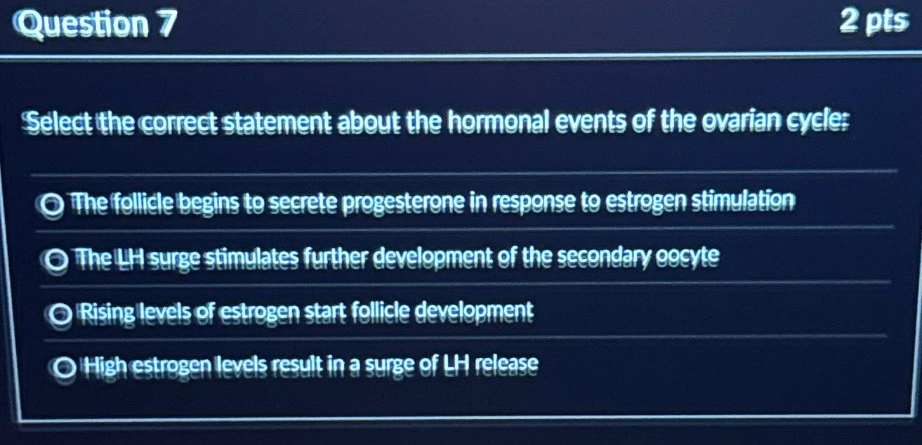 Solved Question 72 ﻿ptsSelect the correct statement about | Chegg.com