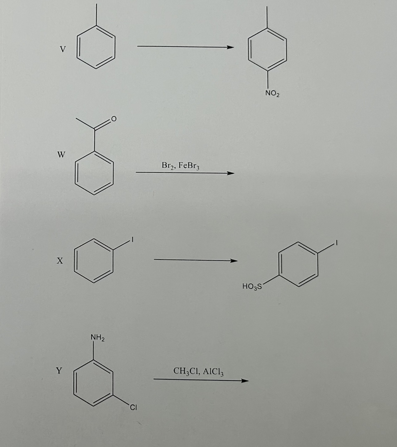 Solved For each reaction below, provide the missing | Chegg.com