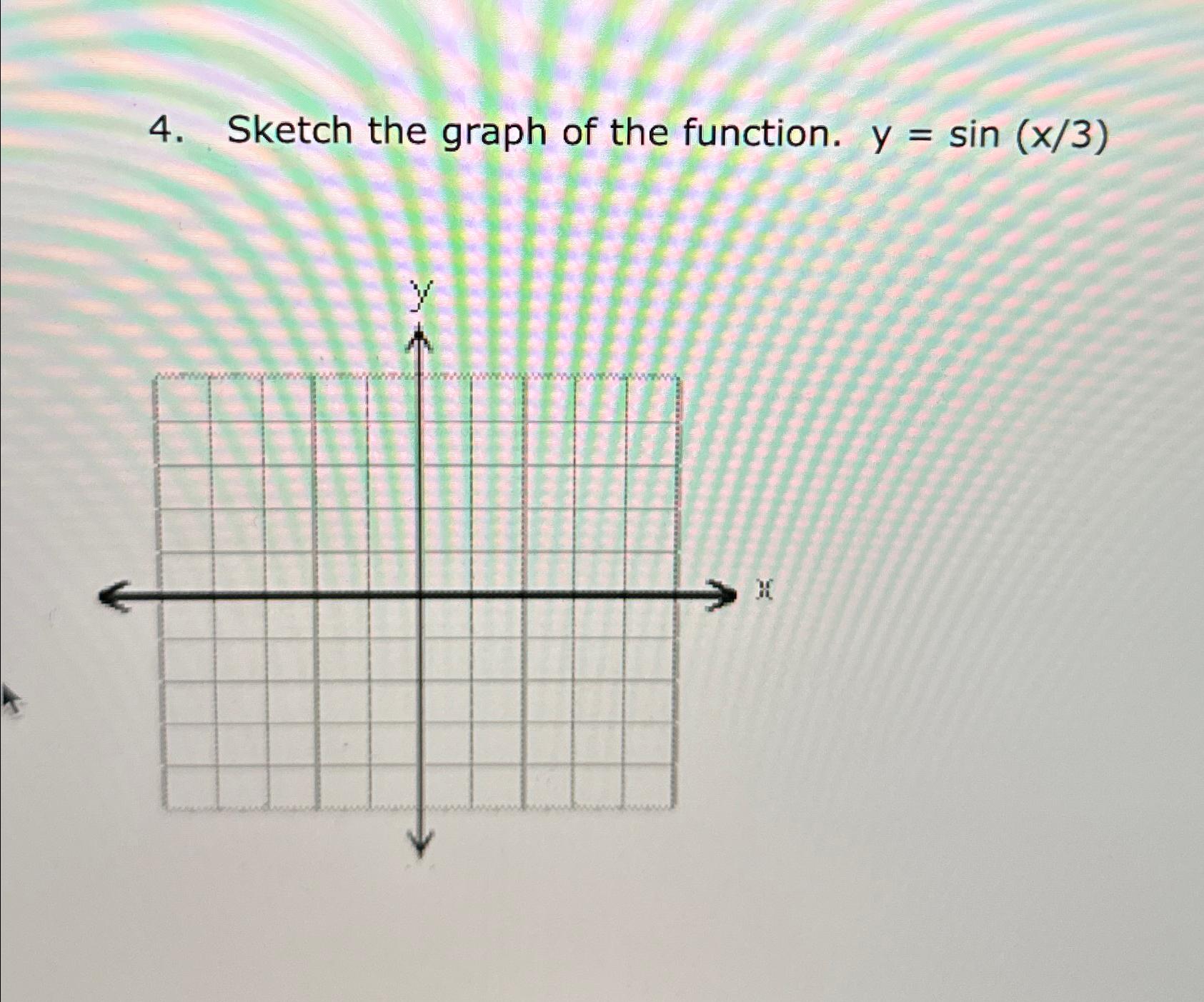 Solved Sketch the graph of the function. y=sin(x3) | Chegg.com