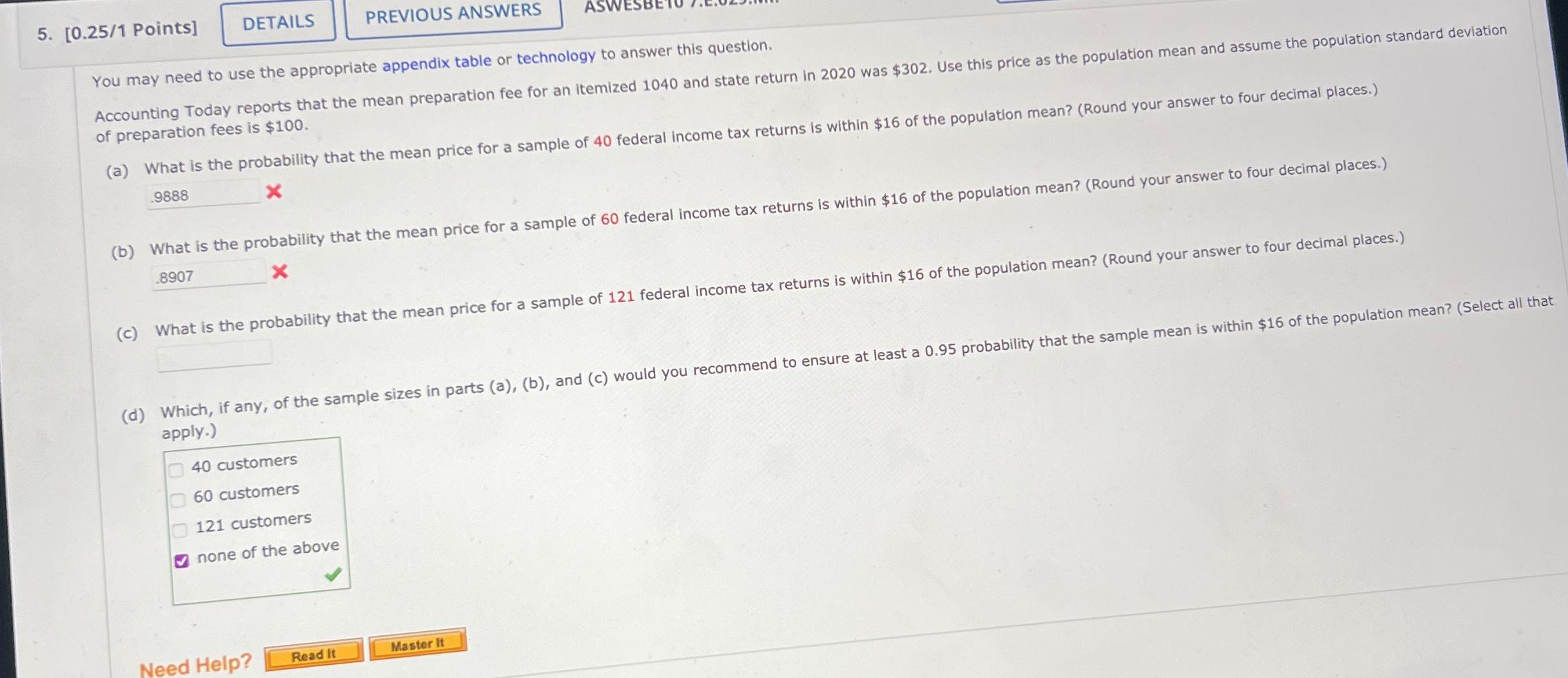 Solved of preparation fees is $100. 40 ﻿customers60 | Chegg.com