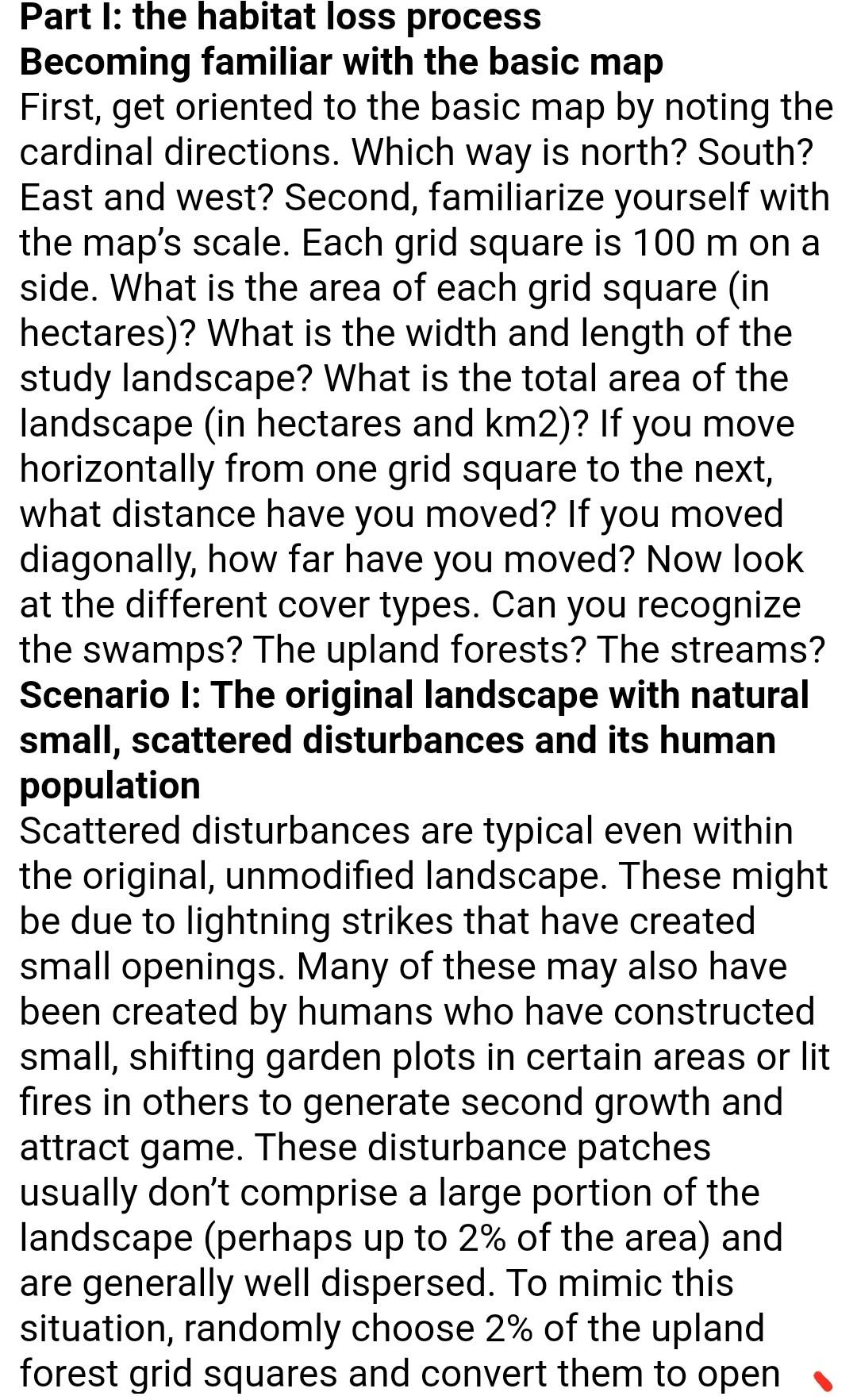 Habitat Loss and Degradation and its Effects on | Chegg.com