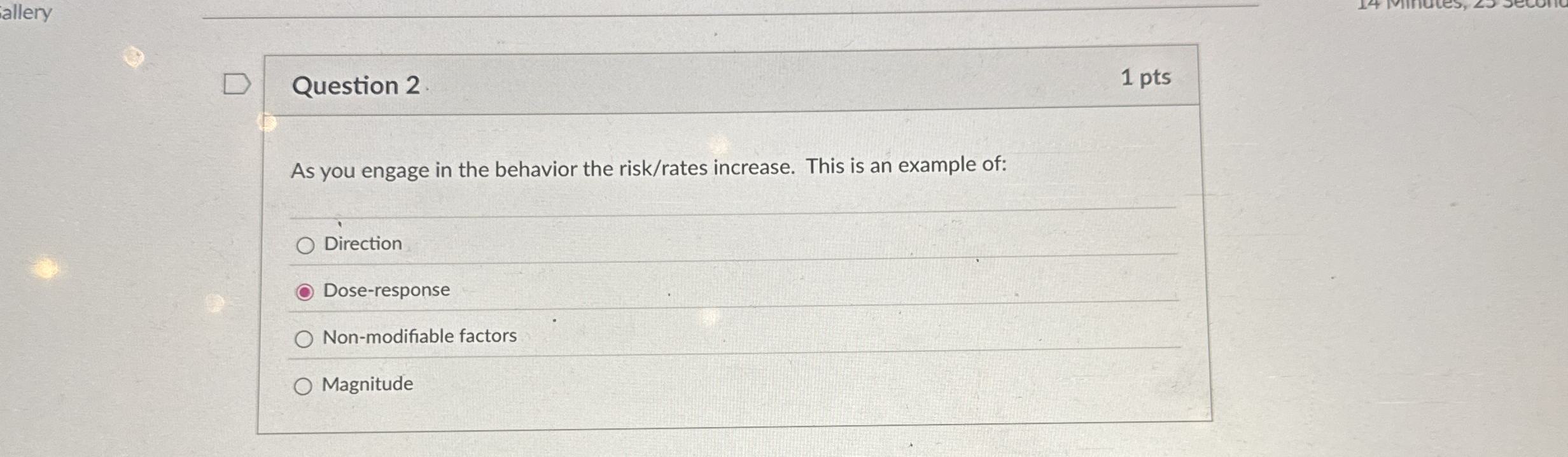 Solved Question 2As you engage in the behavior the | Chegg.com