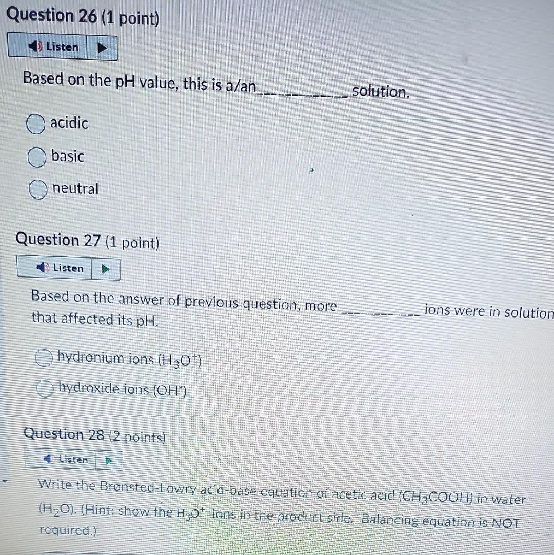 Solved Sample 4 - Vinegar (acetic acid solution, CH3COOH ) | Chegg.com