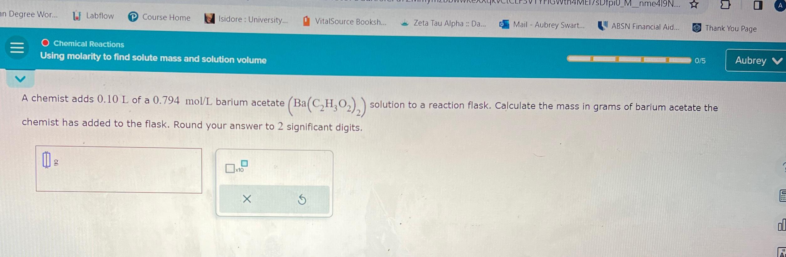 Solved Degree Wor...\\nlf Labflow\\nCourse Home\\nIsidore : | Chegg.com
