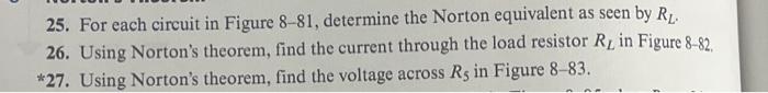 Solved 18. For each circuit in Figure 8-81, determine the | Chegg.com