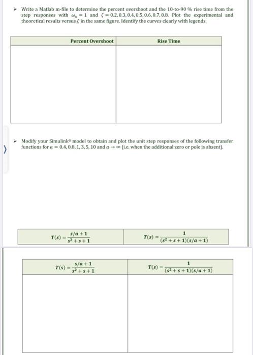 Solved pre-lab exp 5 simulation of a prototype second order | Chegg.com