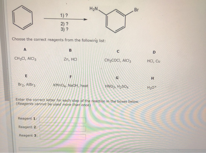 Solved Identify the reagents necessary to accomplish each of | Chegg.com