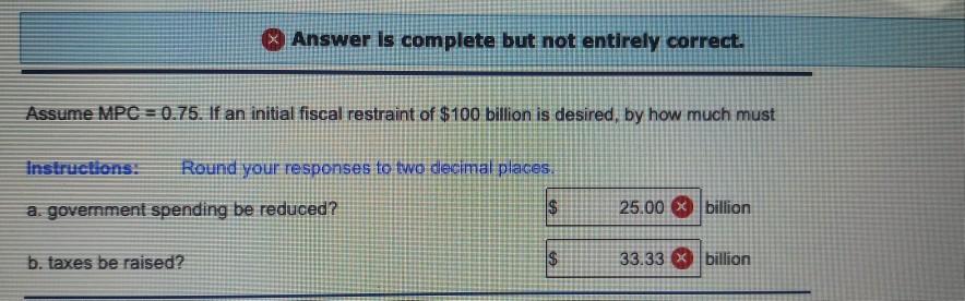 Solved Answer is complete but not entirely correct. Assume | Chegg.com