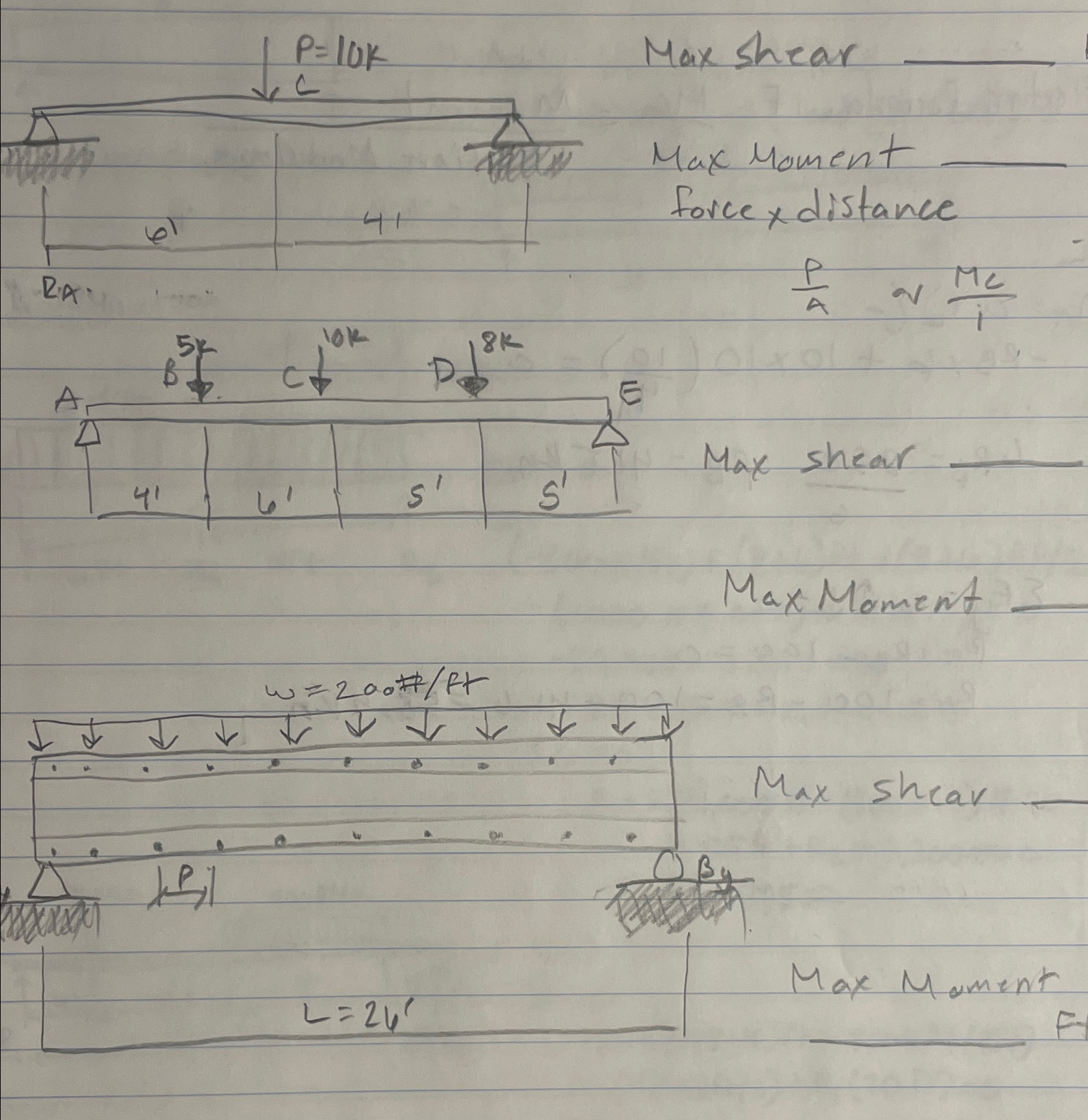 Solved Need help finding the following for esch problems Max | Chegg.com