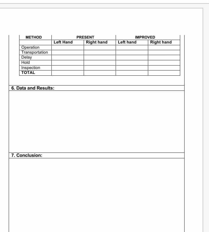 METHOD Left Hand PRESENT Right hand IMPROVED Left | Chegg.com