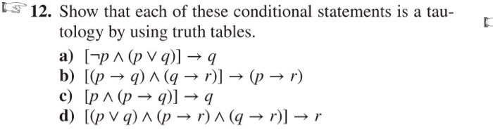 Solved 14. Show that each conditional statement in Exercise | Chegg.com