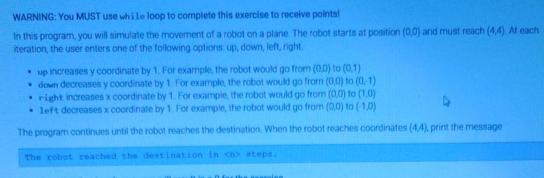 Solved C You Must Use While Loop To Complete This 