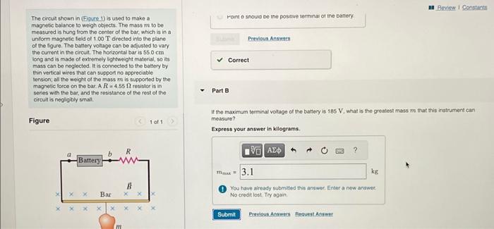 Solved The circul shown in (Eguce 1) is used to make a | Chegg.com
