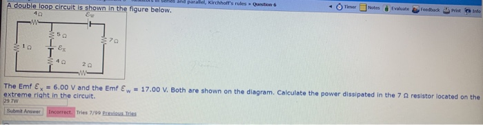 Solved he and parallel, Kirchhoff's rules Question 6 A | Chegg.com