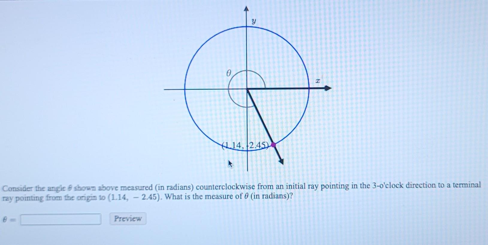 Solved Consider the angle shown below with an initial ray | Chegg.com