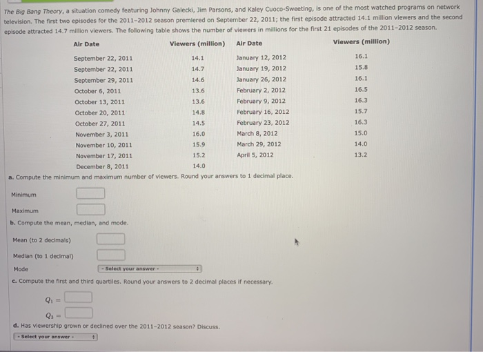 Solved Compute Minimum And Maximum Number Of Viewers Round 1889