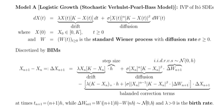 Use The Equations To Write A Code Any Languge But