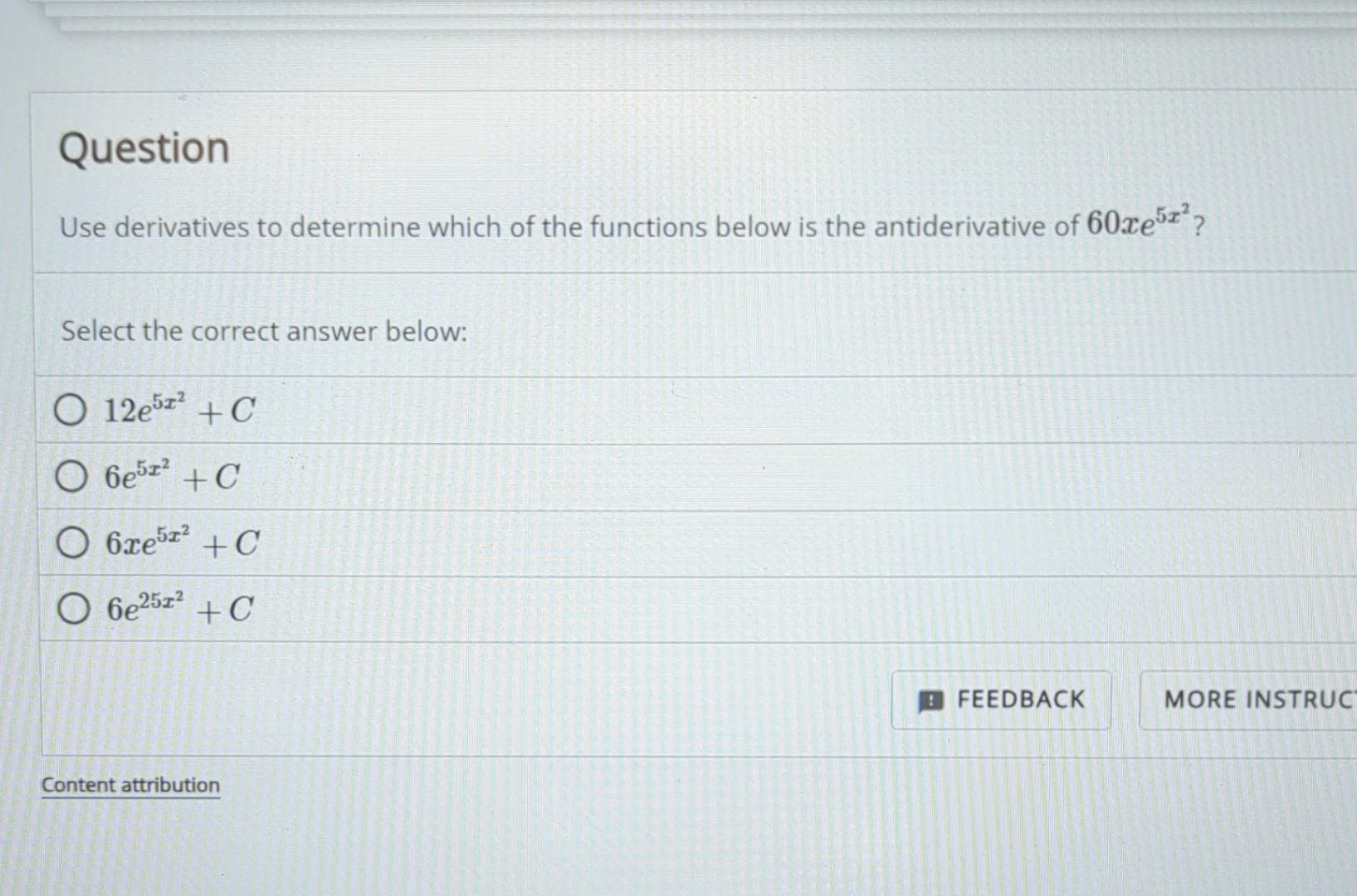 Solved Use derivatives to determine which of the functions | Chegg.com