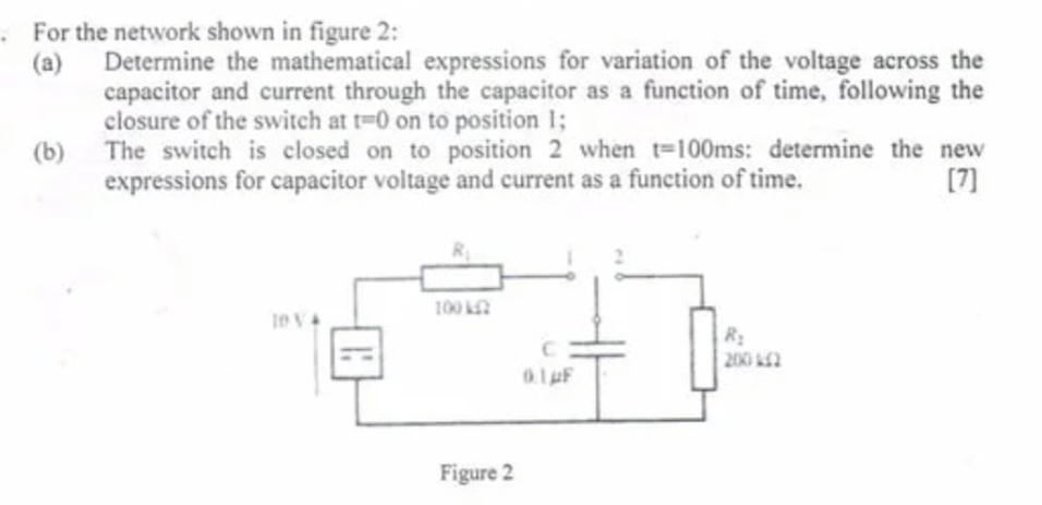Solved For the network shown in figure 2 ﻿:(a) ﻿Determine | Chegg.com