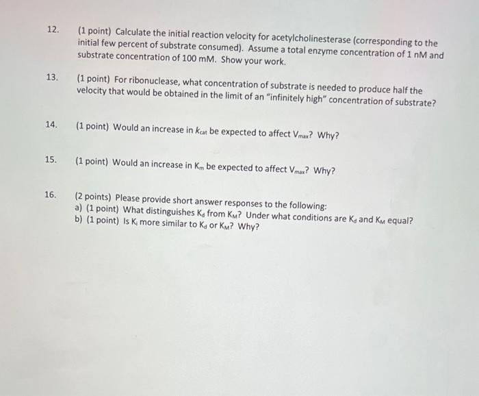 Solved For questions 12-13, refer to the following table.12. | Chegg.com